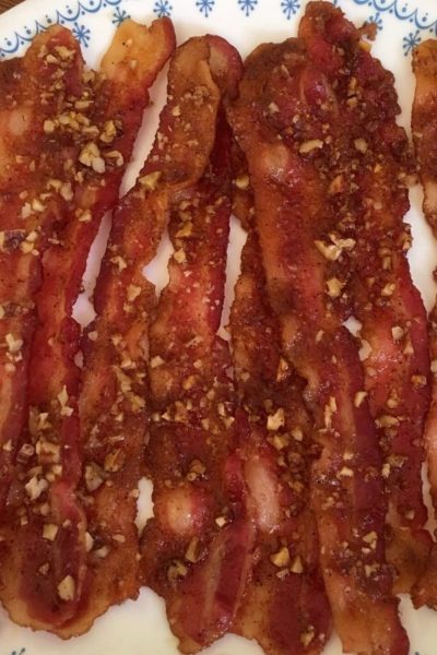 Decadent Pecan Praline Bacon Recipe | Montana Happy