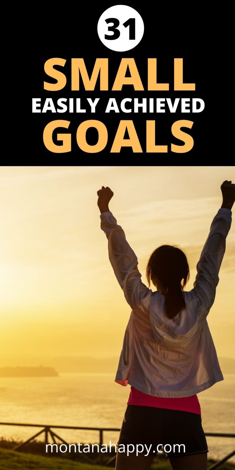 31 Small Goals Easily Achieved in 2025 | Montana Happy