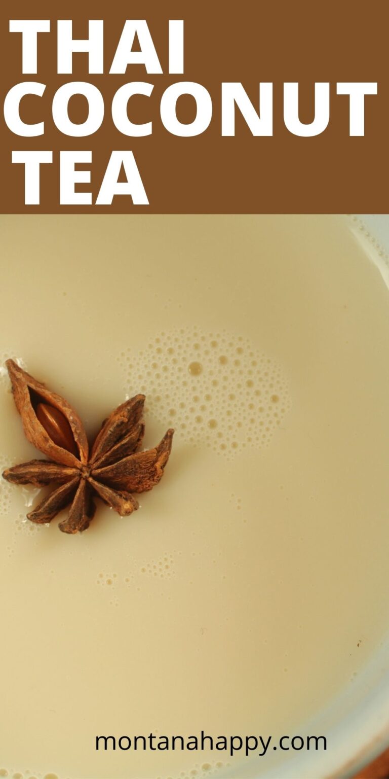 THE BEST Hot Thai Coconut Tea Recipe | Montana Happy