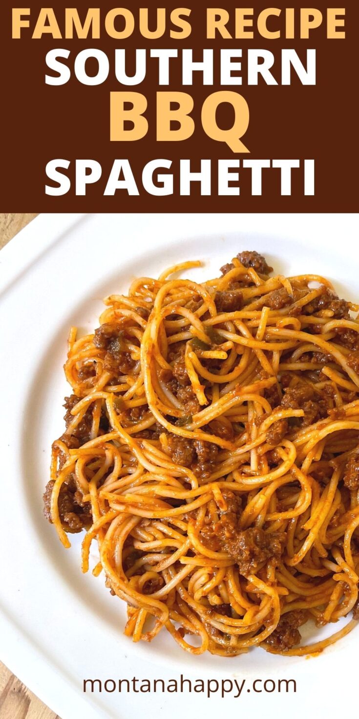 THE BEST BBQ Spaghetti Recipe | Montana Happy