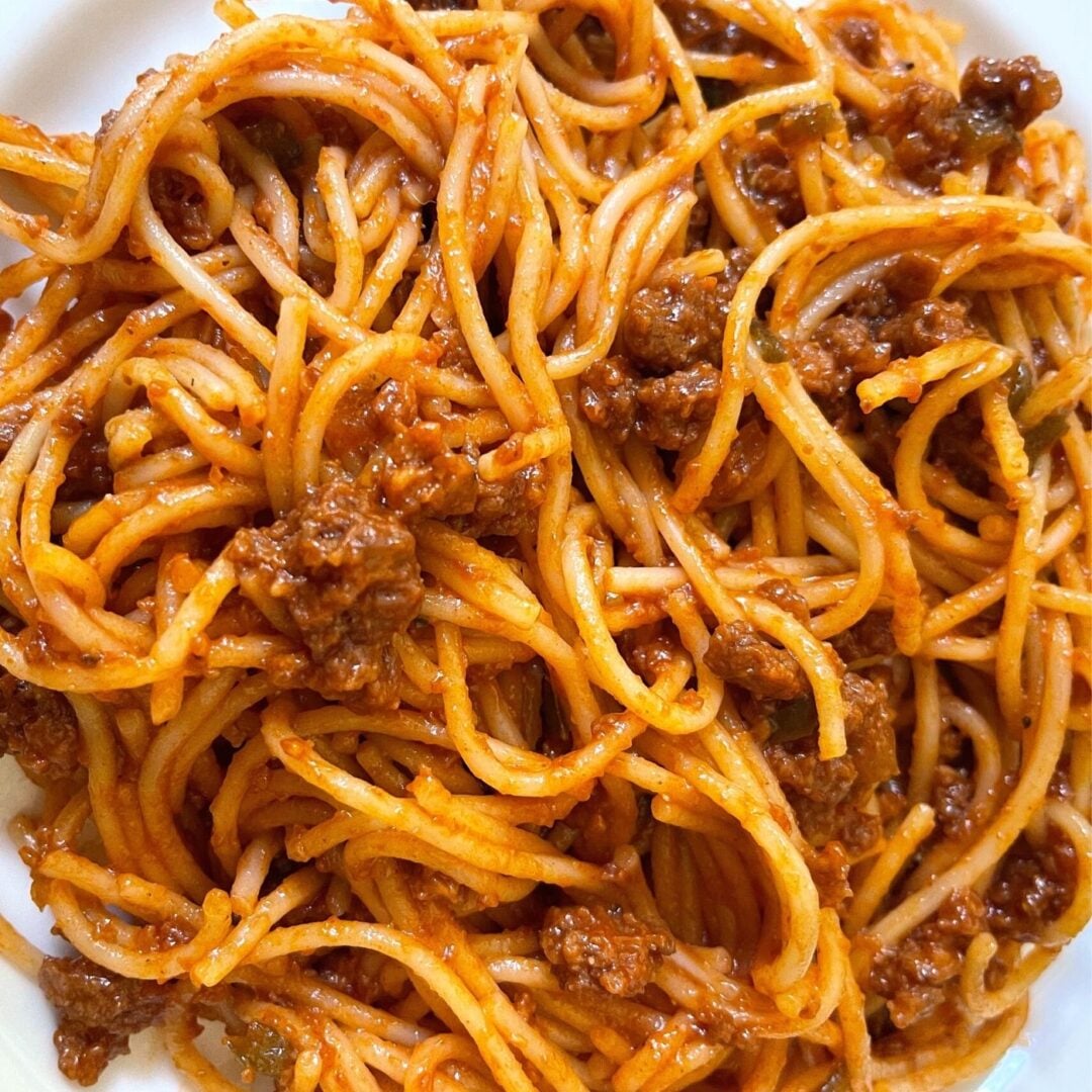 THE BEST BBQ Spaghetti Recipe | Montana Happy