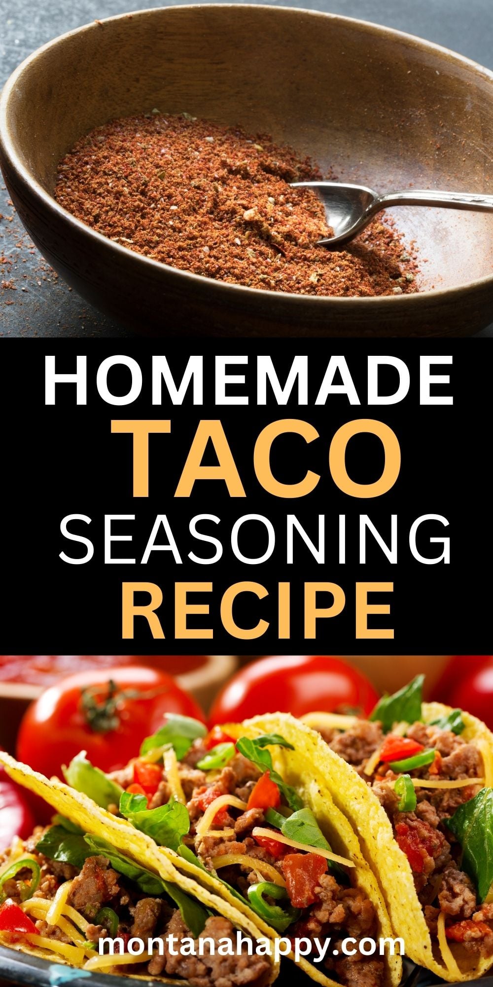 Homemade Taco Seasoning Recipe Montana Happy