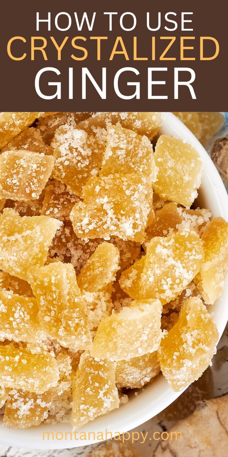 How to Use Crystalized Ginger - LOTS OF Great IDEAS! | Montana Happy