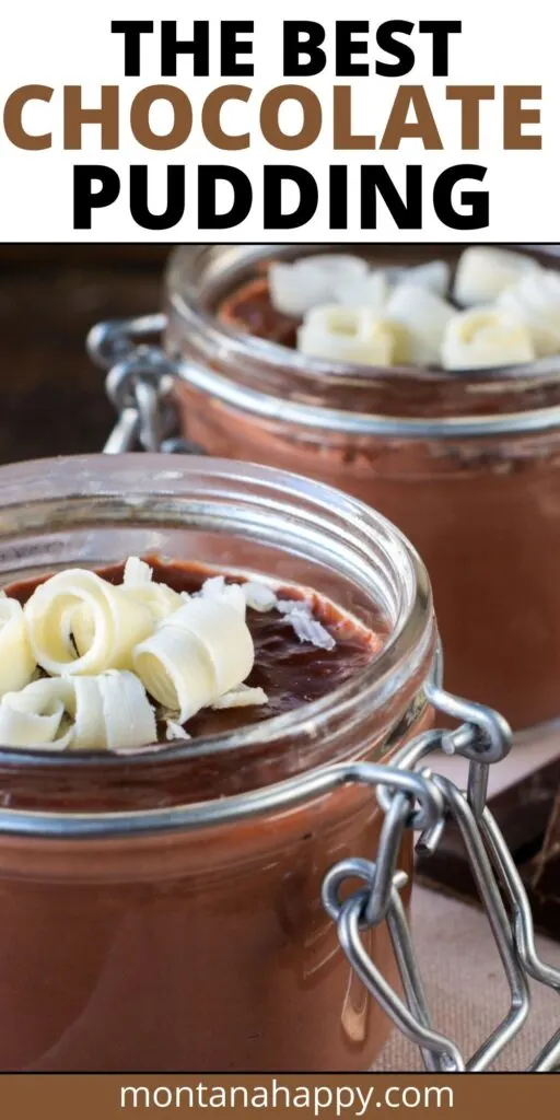 How to Make Chocolate Pudding from Scratch - Montana Happy
