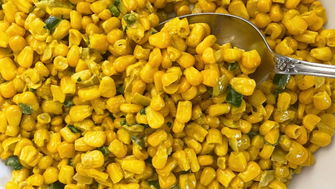 The BEST Curried Creamed Corn Recipe | Montana Happy