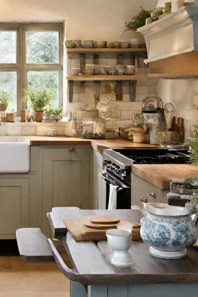 20 French Country Kitchen Ideas for Enchanting Spaces | Montana Happy