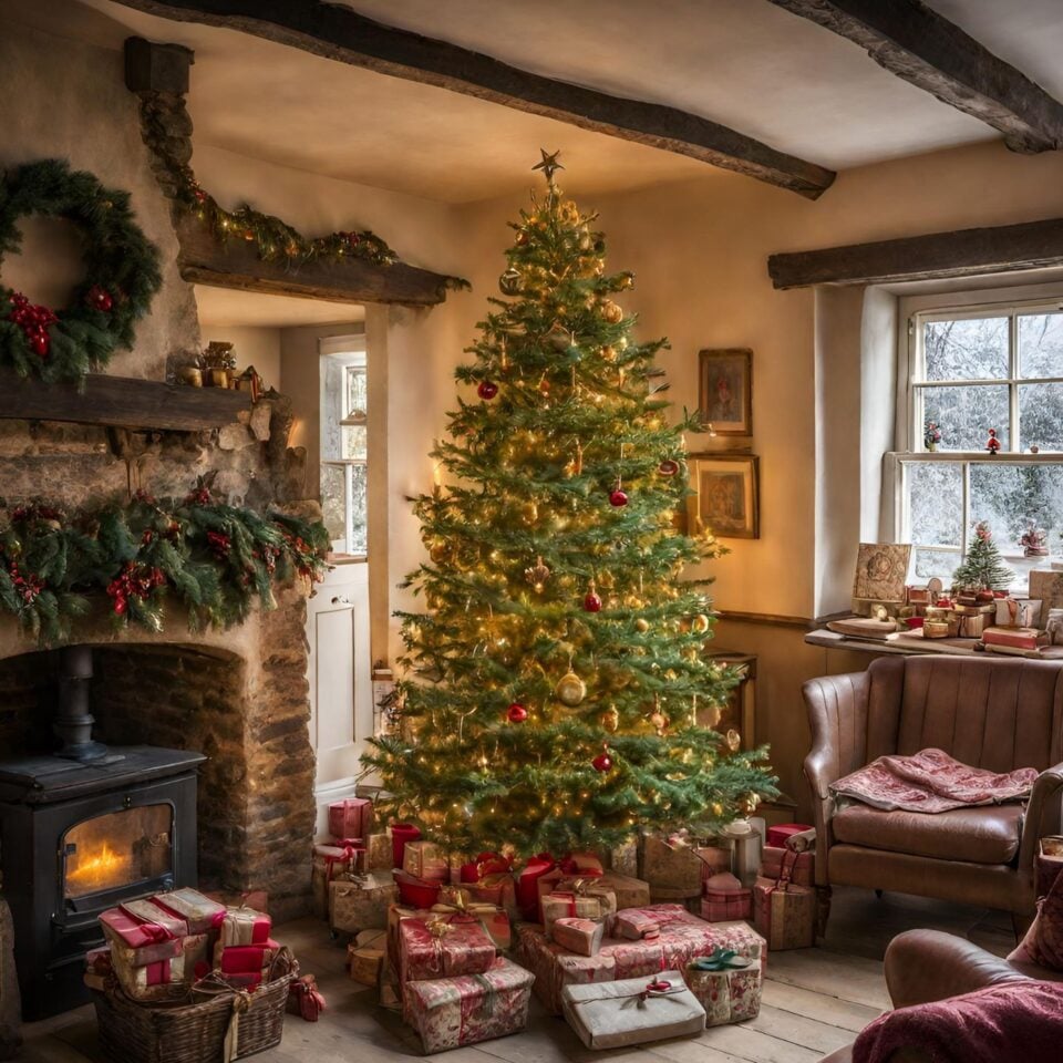 21 English Cottage Christmas Decor Ideas | Montana Happy