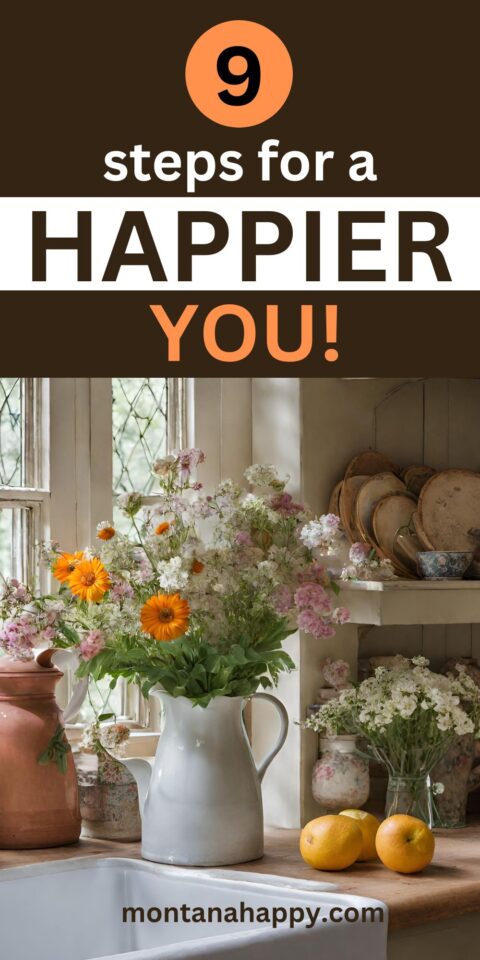 9 Steps for a Happier You * Ideas on How to be Happy | Montana Happy