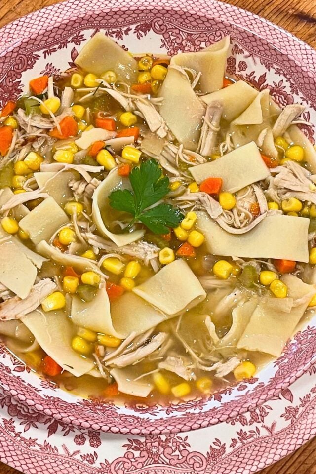 The BEST Turkey Noodle Soup Recipe | Montana Happy