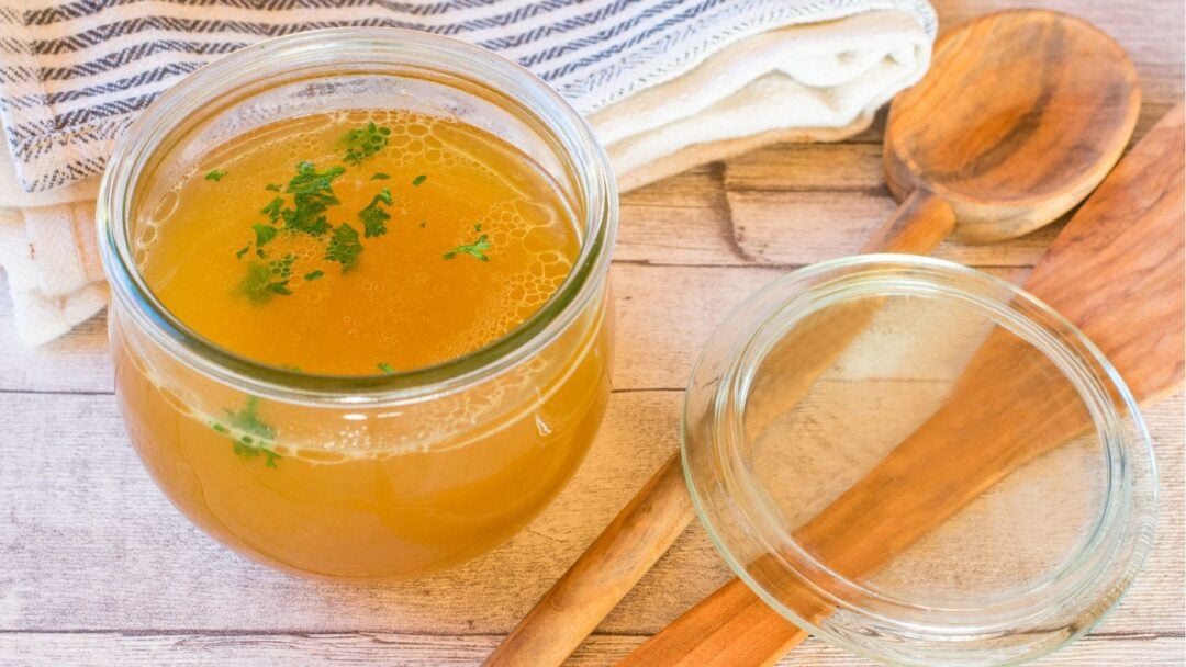 The BEST Slow Cooker Turkey Broth Recipe | Montana Happy